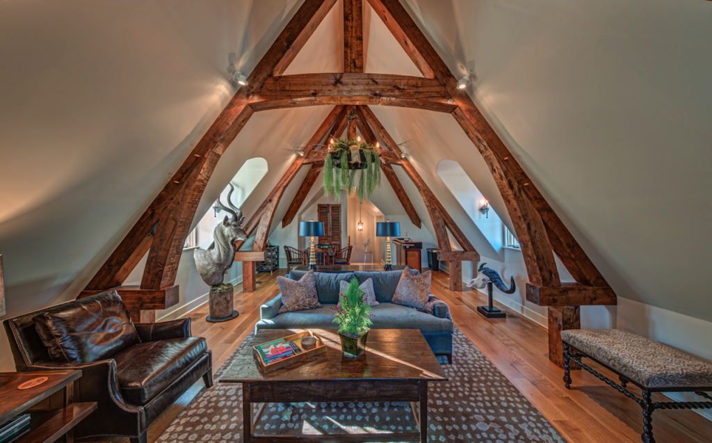 Custom Home Man Cave Made Reality | MH Akers Custom Homes